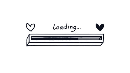 2022 rocket loading bar doodle download bar drawn Vector Image