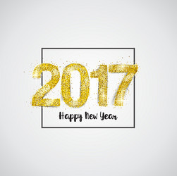 Gold 2017 Royalty Free Vector Image - VectorStock