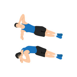 Man Doing Plank Vector Images (over 250)