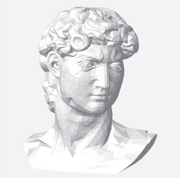 Statue davidarchitectural decorationstatue Vector Image