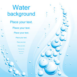 Water drop background Royalty Free Vector Image