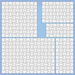 Outline Puzzle Pieces Vector Images (over 6,000)