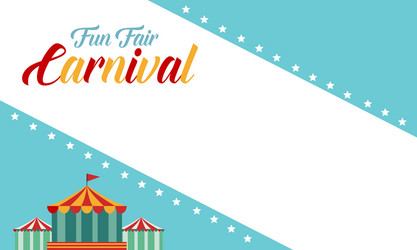 Background carnival funfair and circus Royalty Free Vector