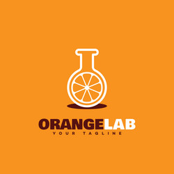 Fruit lab logo Royalty Free Vector Image - VectorStock