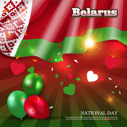 Poster design national day Royalty Free Vector Image