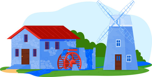 Mill Cartoon Vector Images (over 4,600)
