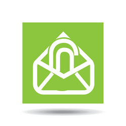 Email settings design Royalty Free Vector Image