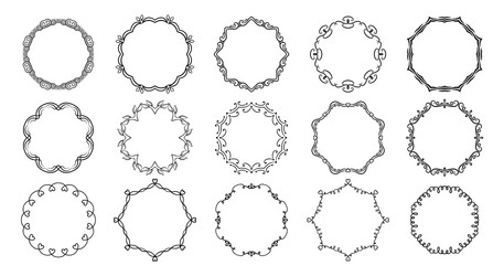 Circular Filigree Vector Images (over 1,800)