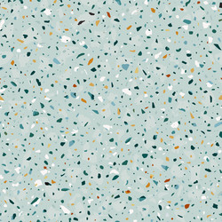 Light blue terrazzo stone texture seamless Vector Image