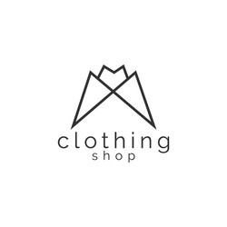 Clothing logo Royalty Free Vector Image - VectorStock