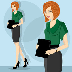 Four smart and fashionable career woman Royalty Free Vector