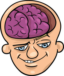 Mischievous guy cartoon Royalty Free Vector Image