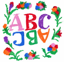 Child like artwork Royalty Free Vector Image - VectorStock