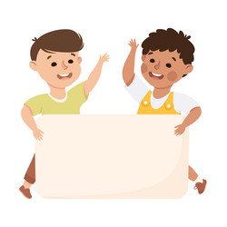 Kid Holding Poster Vector Images (over 5,200)