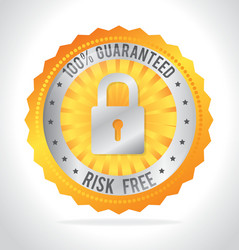 Risk free design Royalty Free Vector Image - VectorStock
