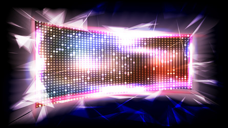 Screen led light board cinema panel Royalty Free Vector