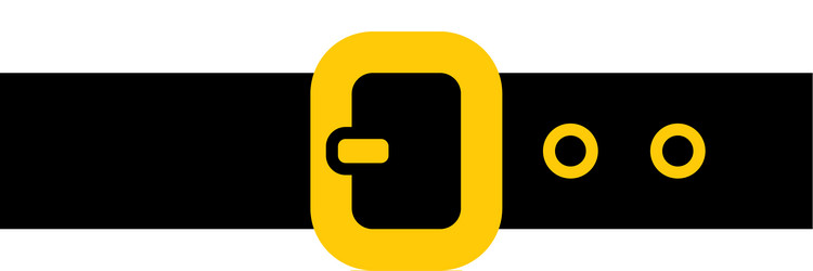 Santa belt Royalty Free Vector Image - VectorStock