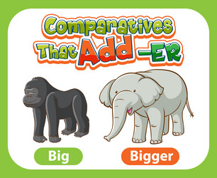 Big and small Royalty Free Vector Image - VectorStock