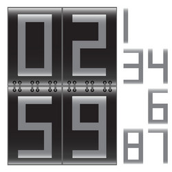 Digital display Royalty Free Vector Image - VectorStock