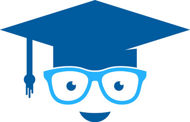 Infinity education logo icon design Royalty Free Vector