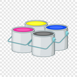Printer ink icon cartoon style Royalty Free Vector Image