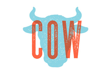 Cow Vintage Typography Vector Images (over 680)