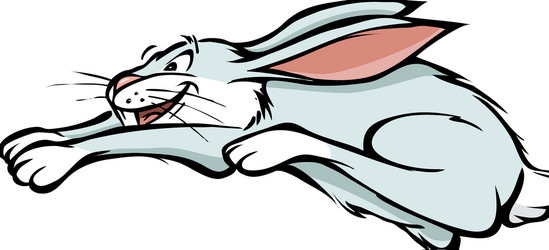 Jumping Rabbit Drawing