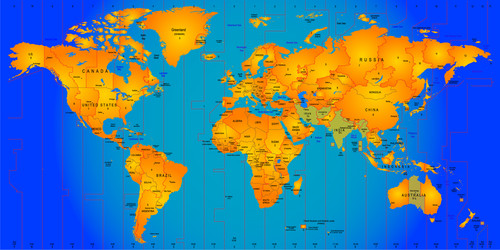 World Timezone Vector Images (over 270)