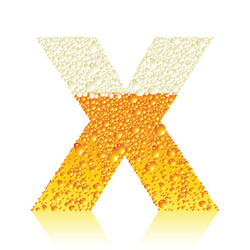 Alphabet beer Royalty Free Vector Image - VectorStock