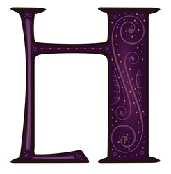 Medieval letter Royalty Free Vector Image - VectorStock