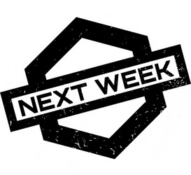 Next month rubber stamp Royalty Free Vector Image