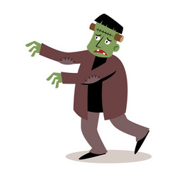Cartoon Frankenstein Walking