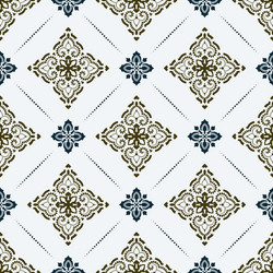 Damask seamless pattern Royalty Free Vector Image