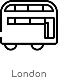 London Bus Outline Vector Images (over 610)