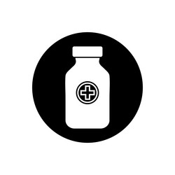 Medicine vial icon editable eps symbol Royalty Free Vector