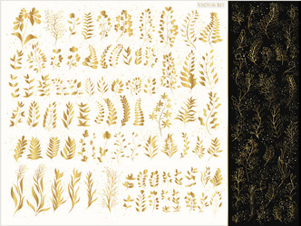 Gold Leaves Vector Images (over 24,000)