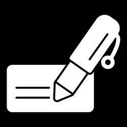 Notes and pan icon black and white note Royalty Free Vector
