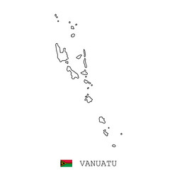 Vanuatu Map Outline Vector Images (over 100)