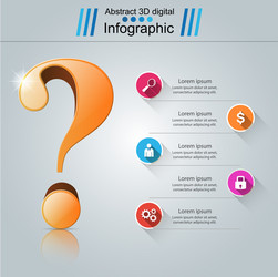 Business thinking arrow infographics template Vector Image