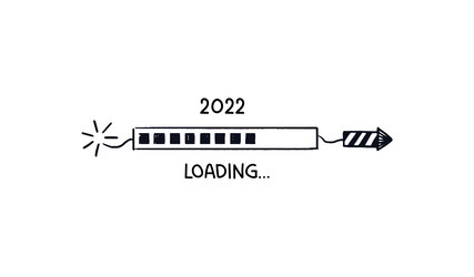 Doodle brain loading bar hand drawn progress bar Vector Image