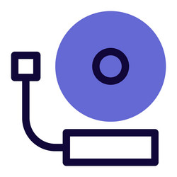 Using fire alarm to detect possible dangers Vector Image