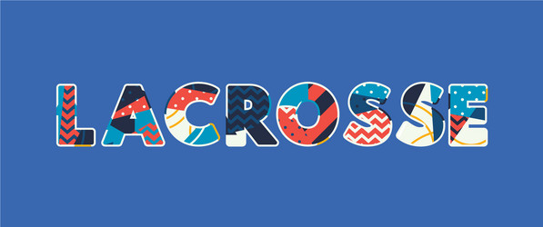 Lacrosse concept word art Royalty Free Vector Image