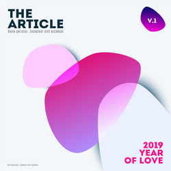 Abstract set design of colourful elements Vector Image