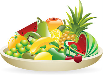 Apple Fruit Bowl Vector Images (over 2,400)