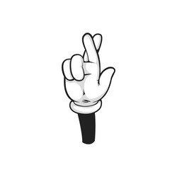 Mickey Mouse Middle Finger Vector