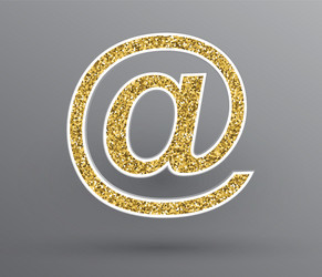 Golden Email Icon Vector Images (over 1,500)