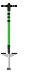 Jumping pogo stick on a white background Vector Image