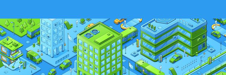 Building Axonometric Vector Images (over 350)