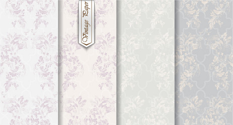 Baroque patterns Royalty Free Vector Image - VectorStock