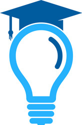 School idea logo icon design Royalty Free Vector Image